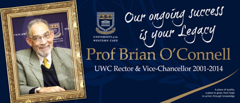 Professor Brian O’Connell - UWC | International Relations